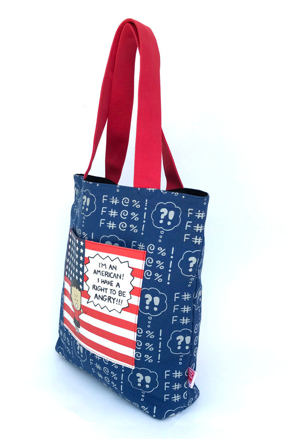 Tote Bag and Wallet Set "I'm an American! I have a right to be angry ...